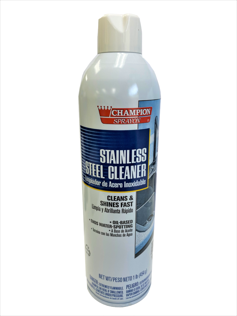 CHAMPION Stainless Steel Cleaner Oil Based 16 oz. - MADOOV Janitorial ...