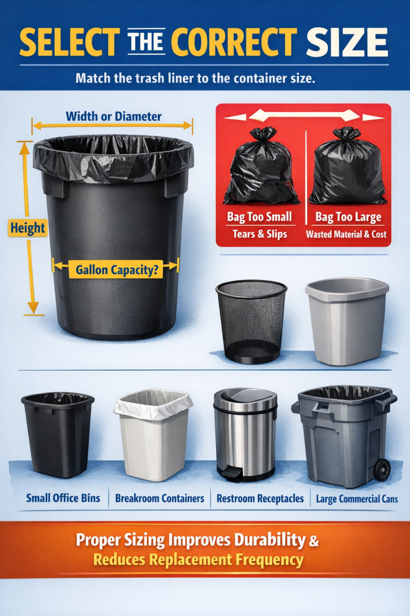 HOW TO CHOOSE THE RIGHT TRASH LINER - MADOOV Janitorial Online Shop